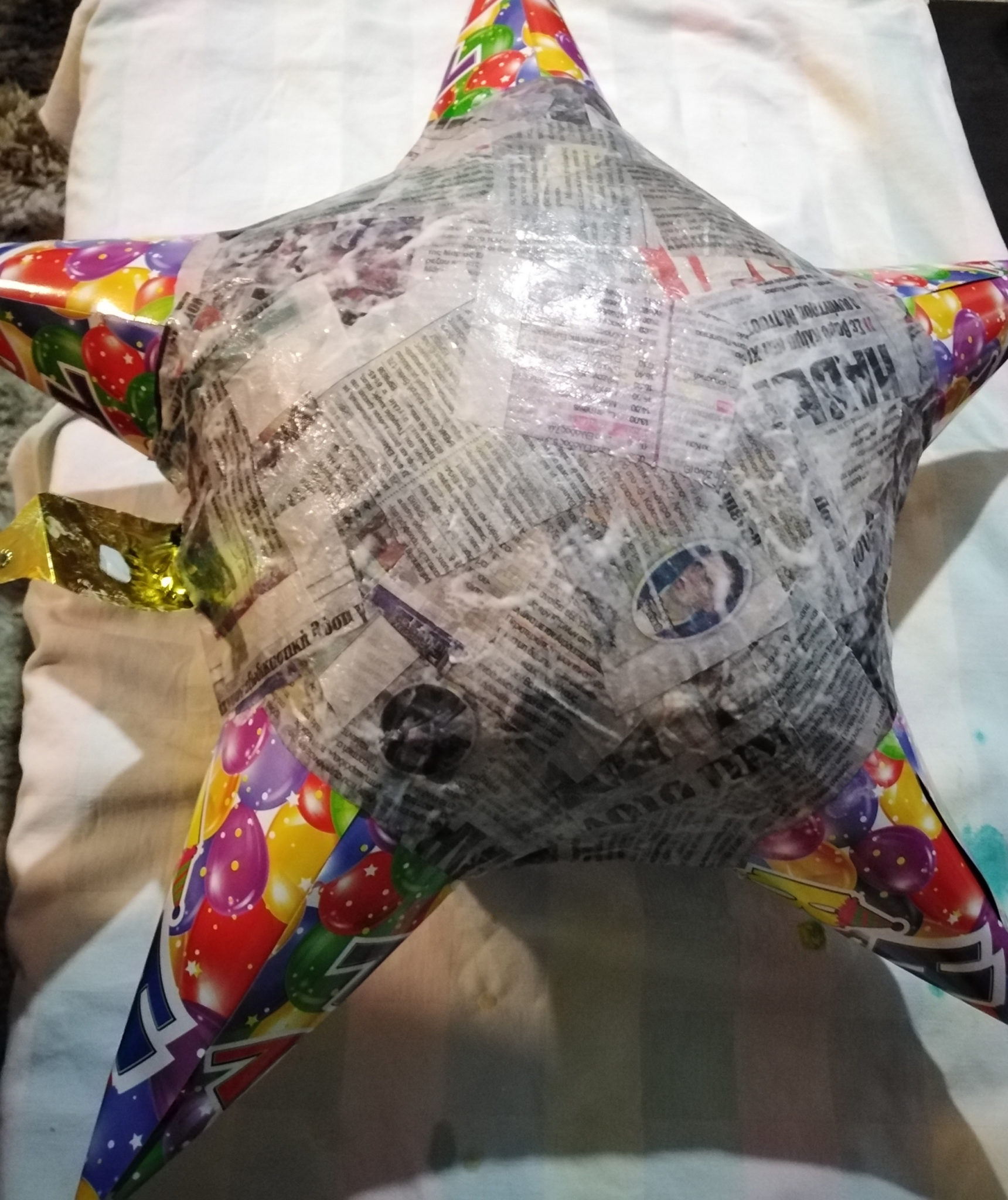 How to Make a Star Piñata - Inspiration is a woman