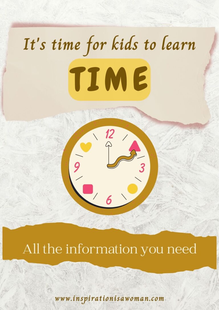 Easy way to learn the clock time - Inspiration is a woman